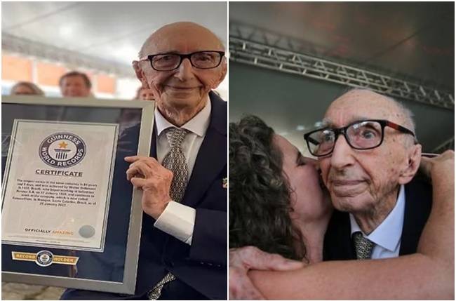 100 Year Old Man Works At Same Company For 84 Years Sets World Record